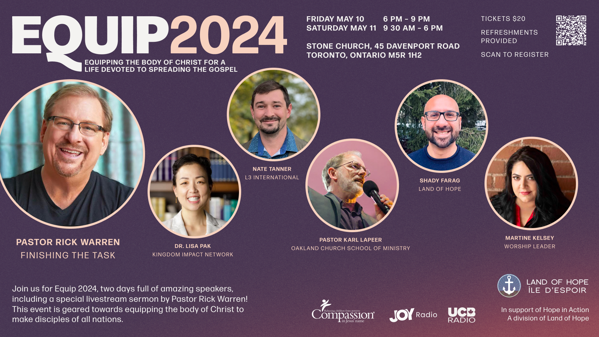 Equip Conference – Land of Hope